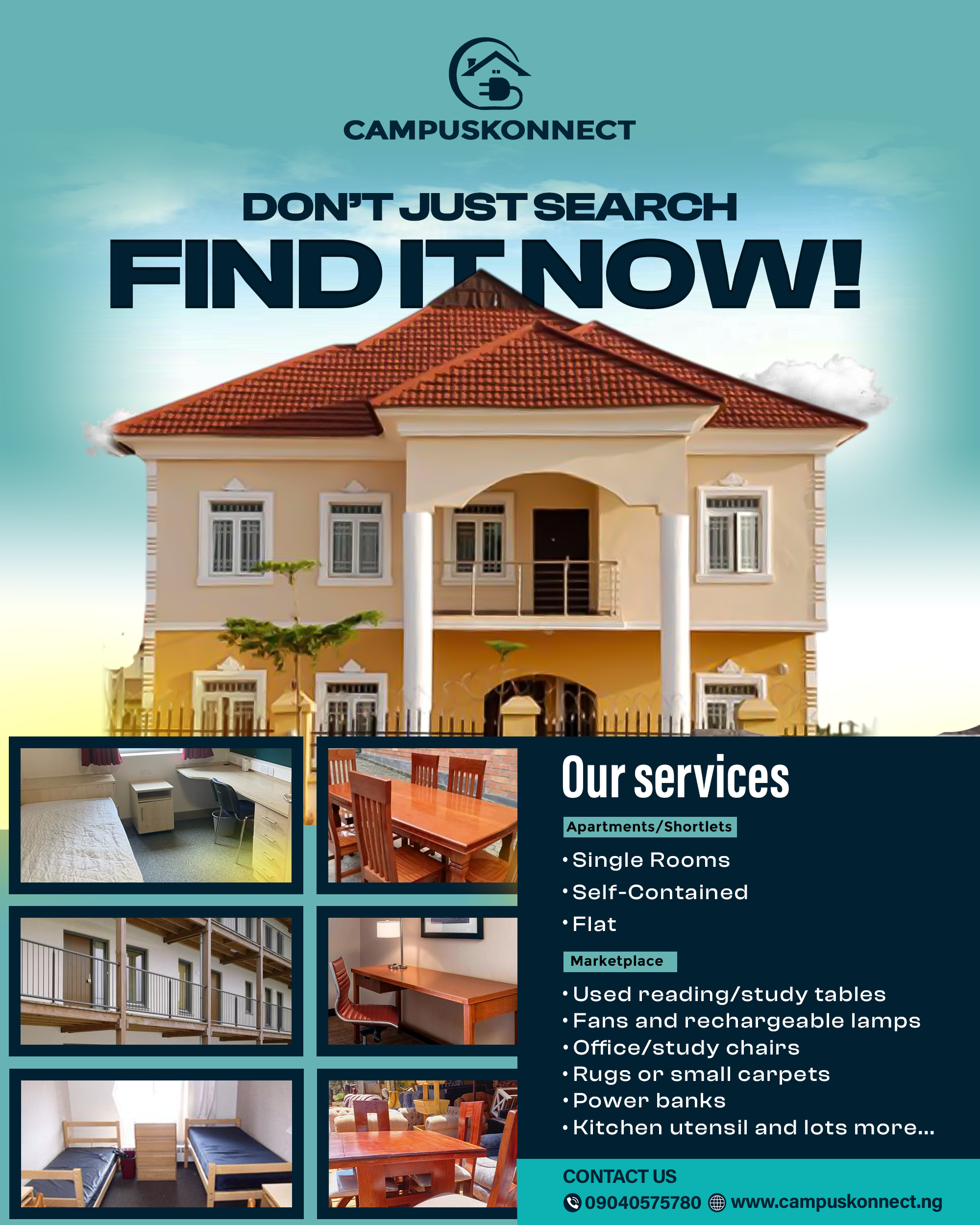 Campus Konnect | Find Student Apartments, Shortlets & Marketplace